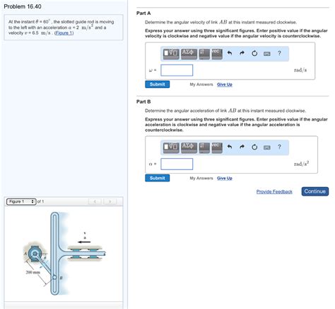 Solved Determine The Angular Acceleration Of Link AB At This Chegg