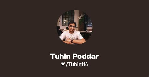 Tuhin Poddar Instagram Facebook Linktree