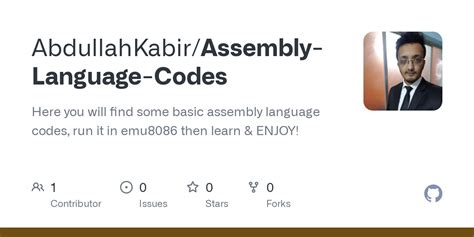 Github Abdullahkabirassembly Language Codes Here You Will Find Some