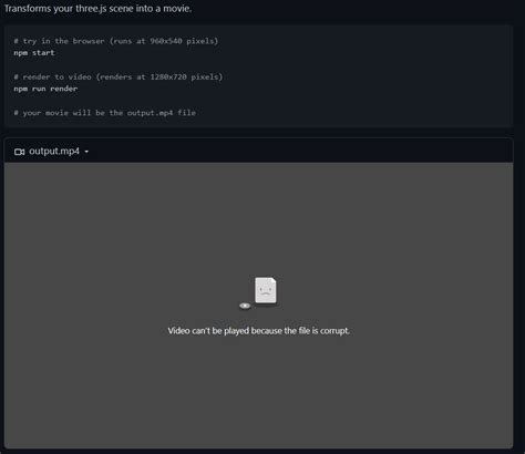 Render Three Js Project To A Movie Resources Three Js Forum