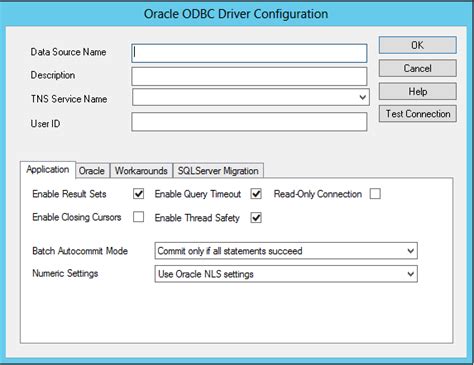 Configure The Odbc