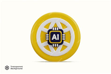 Premium Psd World Wide Web Browser Icon With Artificial Intelligence Chip Icon 3d Rendering