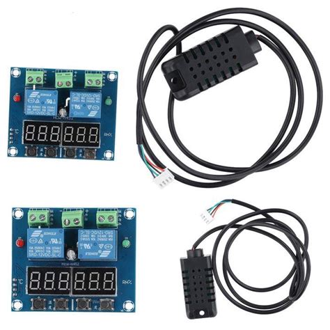 xh m452 temperature and humidity controller module high precision dual output dc 12v 10a