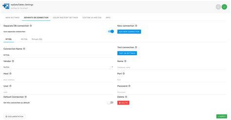 Multiple Db Engine Connections Support Mysql Ms Sql Postgre Sql