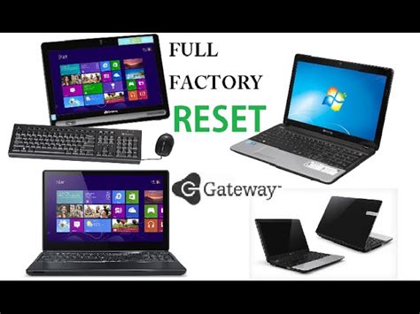 How To Restore My Gateway Factory Settings Warexamination