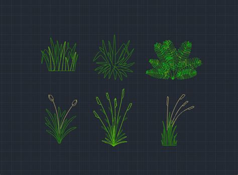 Grass Cad Blocks Download Free Dwg Layak Architect