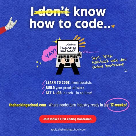The Hacking School Coding Bootcamp On Linkedin Learn To Code Even If Youve Never Written A