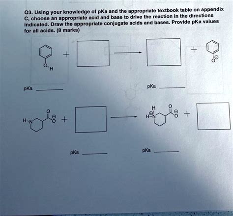 Solved 03 Using Your Knowledge Of Pka And The Appropriate Textbook Table On Appendix C Choose