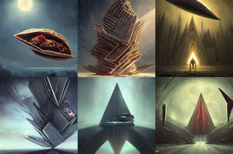 Huge Angular Spaceship Cryengine Mixture Between German A