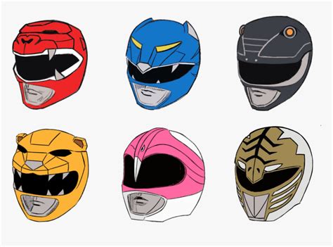 Power Rangers Ninjetti Helmets Hd Png Download Kindpng