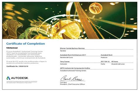 Revit Certificate Freelancer