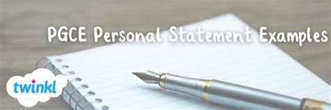 PGCE Personal Statement Examples Twinkl