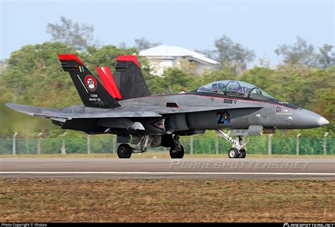 M45 01 Royal Malaysian Air Force Mcdonnell Douglas Fa 18d Hornet Photo