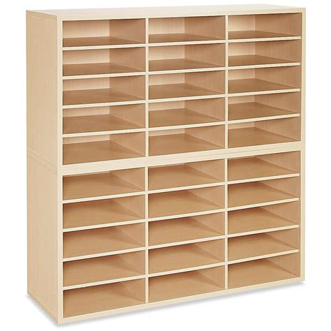 Mail Sorter Wood 30 Compartment H 4850 Uline