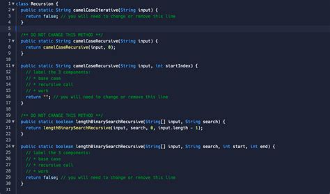 Solved Create Different Methods Two That Are Recursive And Chegg