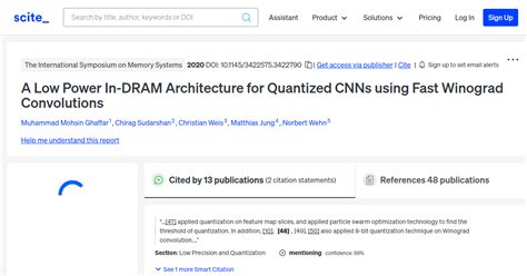 A Low Power In Dram Architecture For Quantized Cnns Using Fast Winograd