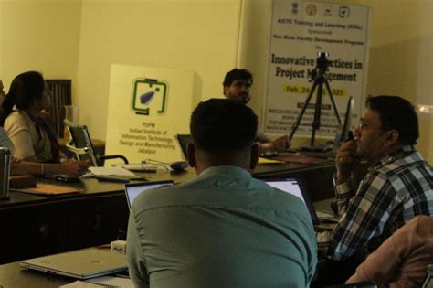One Week Faculty Development Program Fdp On Innovative Practices In… Iiitdm Jabalpur