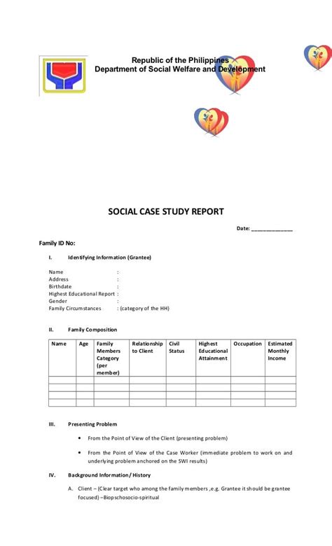 Sample Case Study Report Format