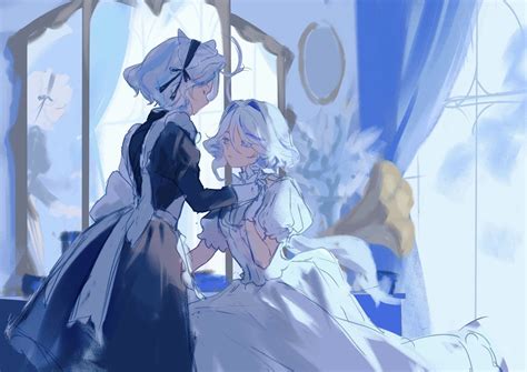 Furina And Focalors Genshin Impact Drawn By Xnoahru Danbooru