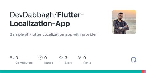 GitHub DevDabbagh Flutter Localization App Sample Of Flutter Localization App With Provider