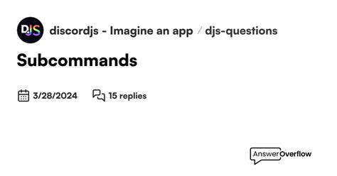 subcommands discord js imagine an app