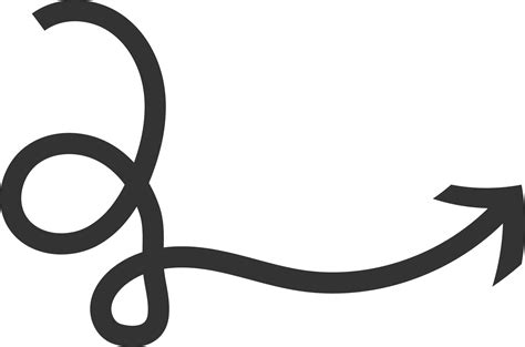 An Abstract Direction Arrow A Curved And Round Arrow Pointing Left Downward Way Dark Pointing