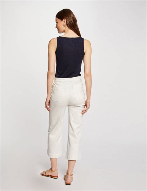 Vest Top With Thin Straps Navy Ladies Morgan