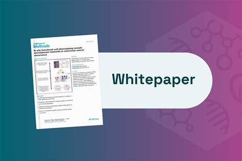 In Situ Functional Cell Phenotyping Reveals Microdomain Networks In Colorectal Cancer Recurrence