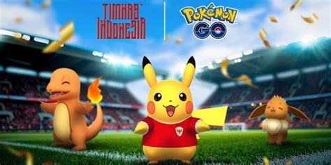 Pokémon Go Will Feature Pikachu Wearing An Indonesian Football Jersey During The Goal Time With
