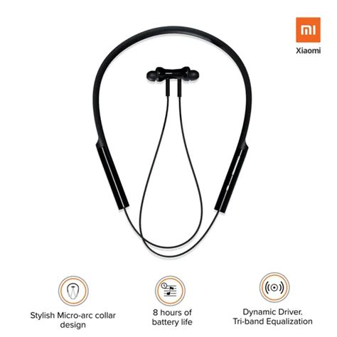 Xiaomi A Wireless Neckband Earphone Black Color