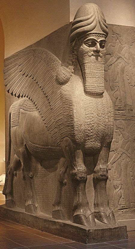 Human Headed Winged Lion Lamassu Assyrian Neo Assyrian The Metropolitan