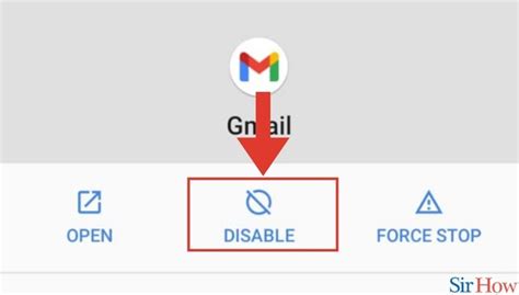 How To Disable Gmail App Steps With Pictures