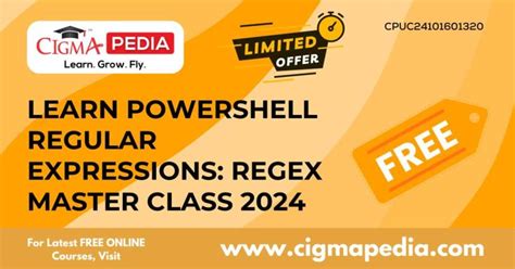learn powershell regular expressions regex master class 2024 free udemy course cigma pedia