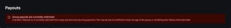 Roblox Group Payouts Suspended For No Reason Other Bugs Developer Forum Roblox