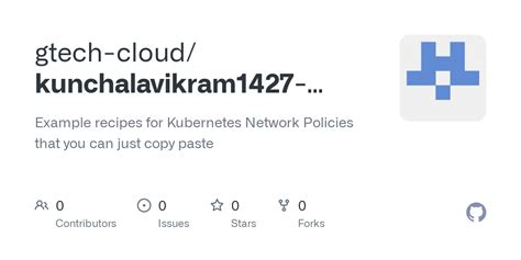 Github Gtech Cloudkunchalavikram1427 Kubernetes Network Policy