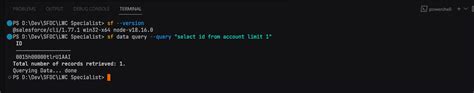 The Force Data Soql Query Command Has Been Deprecated · Issue 4766 · Forcedotcomsalesforcedx