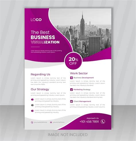 Premium Vector Vector Corporate Business Flyer Or Poster Design Template