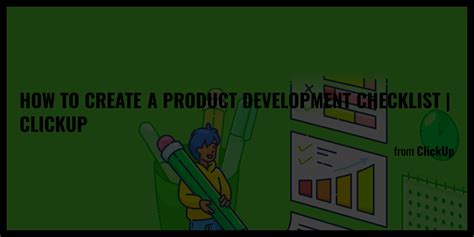 How To Create A Product Development Checklist ClickUp Briefly