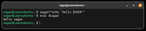 Use Eval Command In Linux