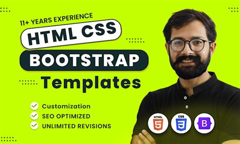 Customize Website Design Template Using Html Css Bootstrap By Faizan6089 Fiverr