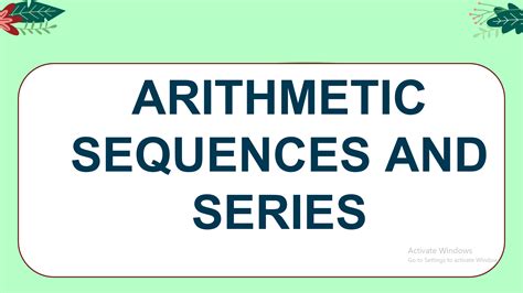 Sequences And Series Flashcards For Class 8 Quizizz