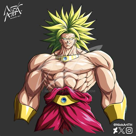 Broly Lssj Redraw Dbz By Nickartth On Deviantart