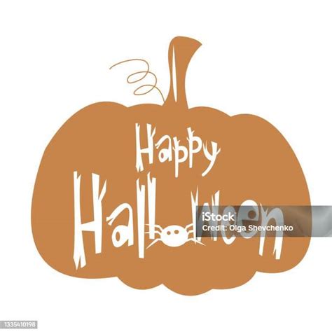 직물 종이 직물 선물 랩에 대한 글자 해피 할로윈 할로윈 할로윈의 벡터 손으로 그린 그림 10월에 대한 스톡 벡터 아트 및 기타 이미지 Istock