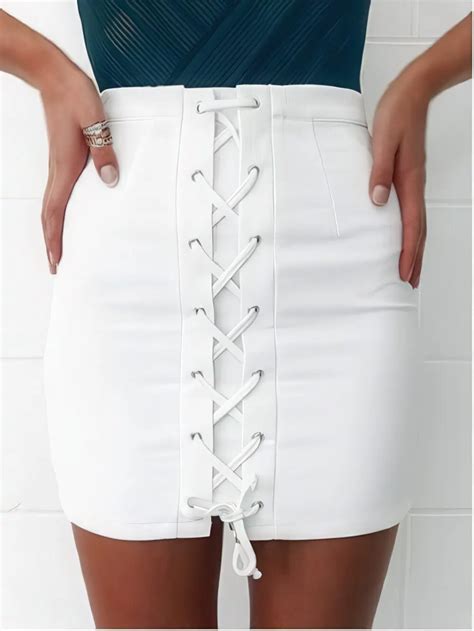 20 Cool Lace Up Skirt Outfits To Repeat Styleoholic