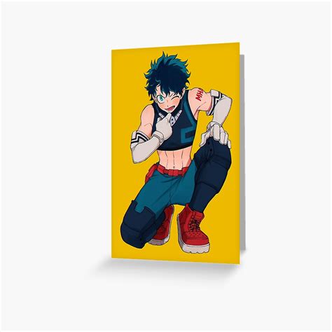 Classic Sexy Deku Greeting Card For Sale By David Redbubble