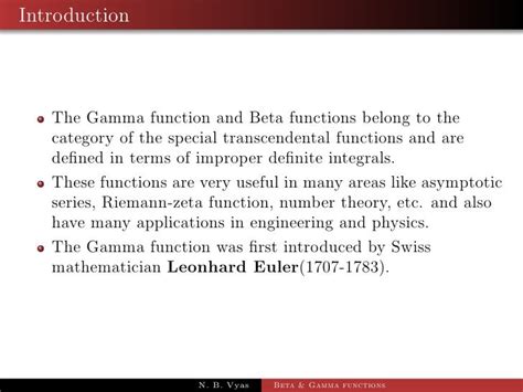 Beta Gamma Functions