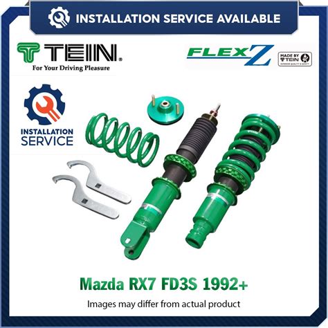 Tein Flex Z Fully Adjustable Suspension Coilover For Mazda Rx7 Fd3s