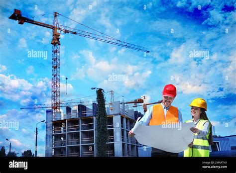 Professional Engineers In Safety Equipment With Drafting At