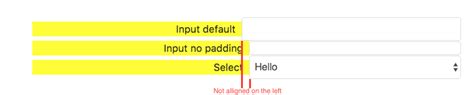 Html How To Style Select With Form Control Style So That It Aligns On
