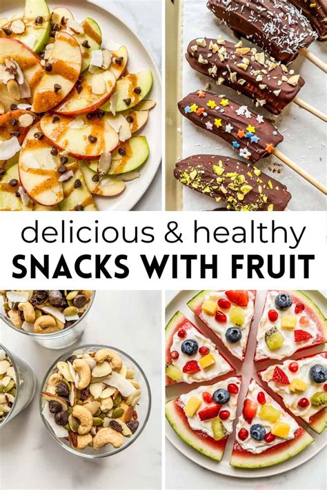 20 Healthy Snacks With Fruit This Healthy Table